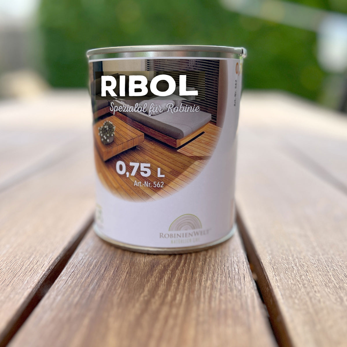 RIBOL Robinienöl - Schutzöl für Robinienholz 0,75l, farblos, UV-natur ...